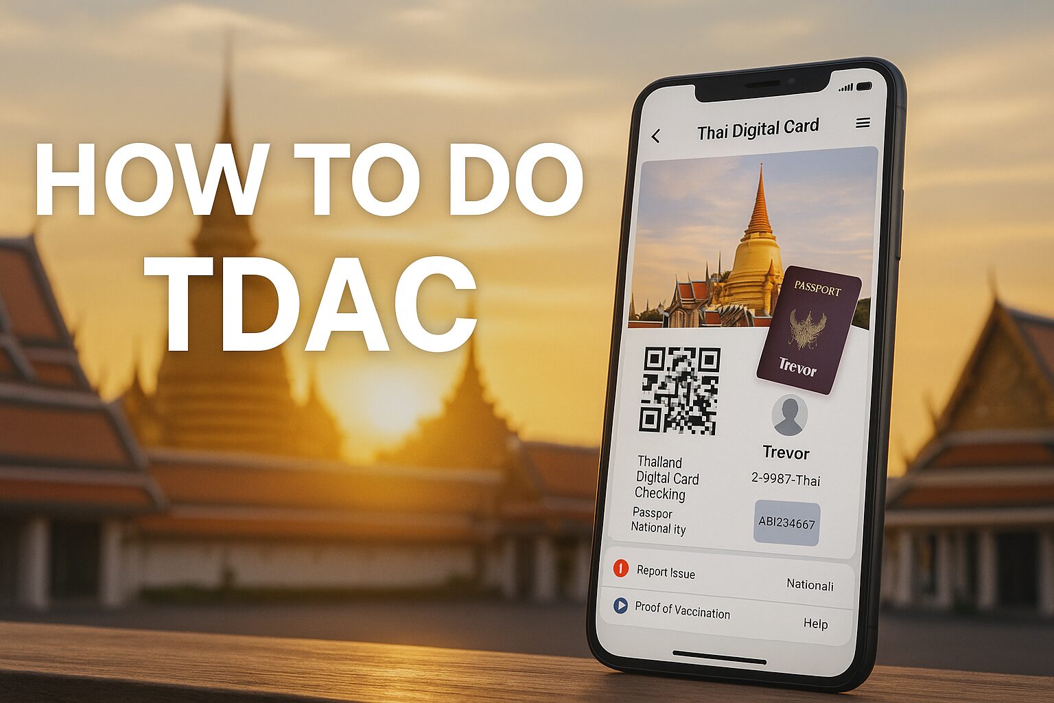 The Thai Digital Arrival Card (TDAC) has started on May 1 2025 | Wendy ...